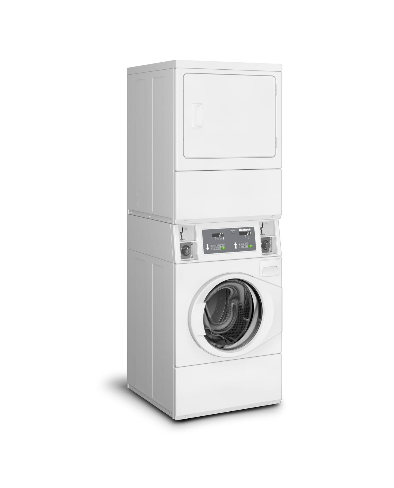 Huebsch Coin Operated Stack Washer/Dryer | Onward Laundry